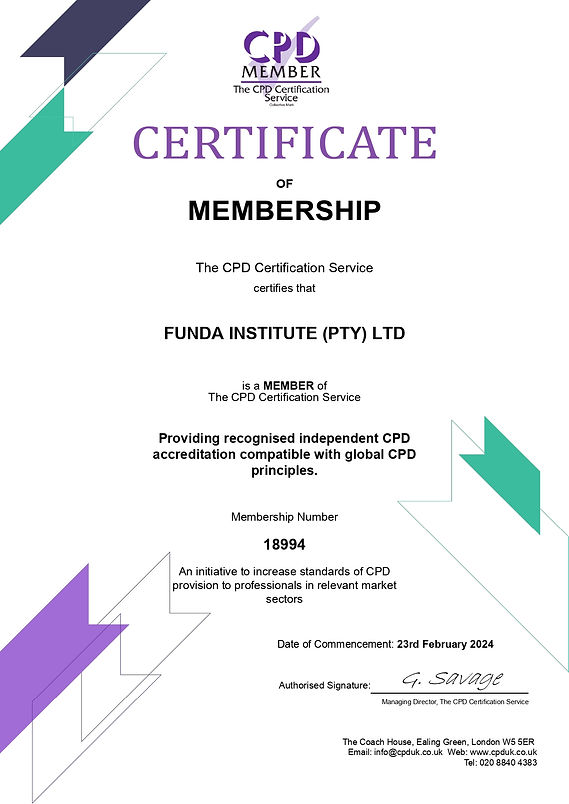 Accreditation | Funda Institute